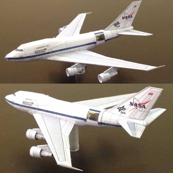 Boeing B-747SP DLR Sofia NASA 종이 모형 전개도 : 네이버 블로그