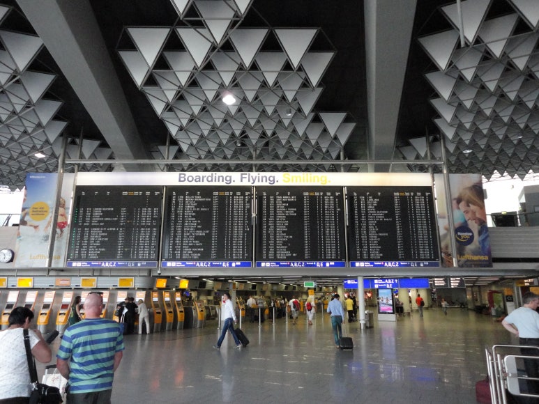 독일 여행기차역헤센 주 Frankfurt Main Flughafen Fernbahnhof 프랑크푸르트 국제공항 장거리