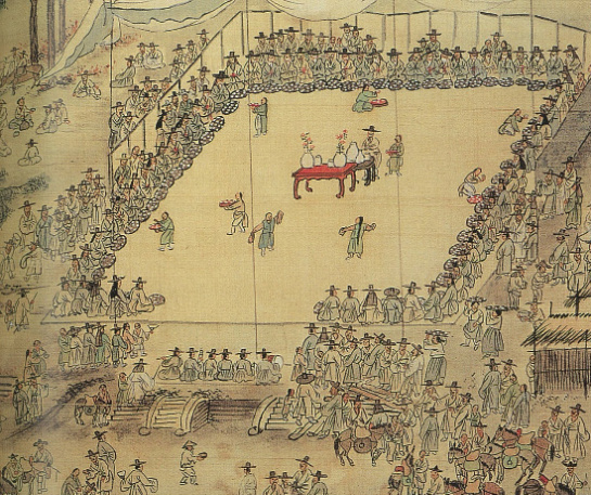 광고속의 명화이야기6 김홍도의 그림 단원풍속화첩 씨름 무동 등 오주석의 한국의 미 특강 네이버 블로그