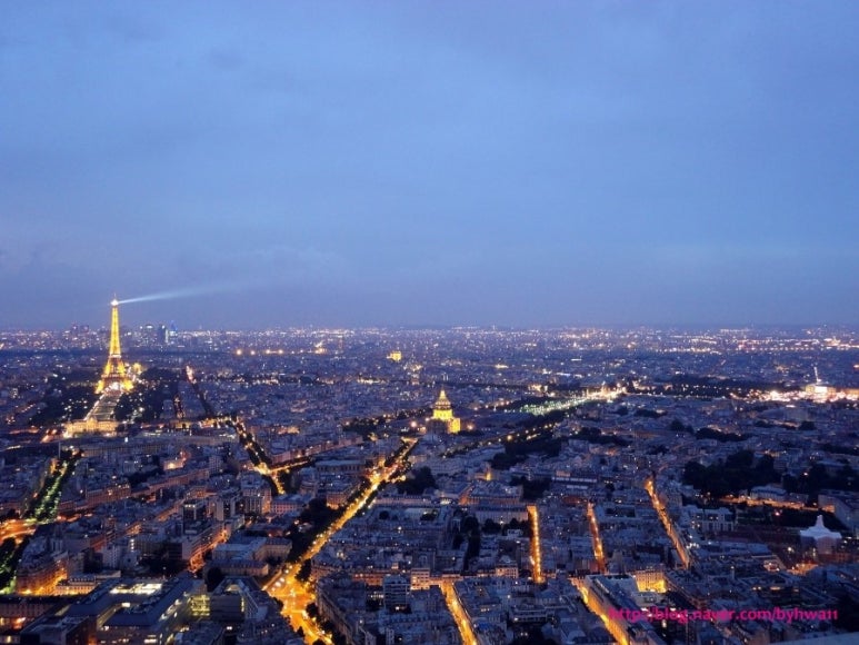 프랑스 여행파리 일드프랑스 Tour Montparnasse 몽파르나스 타워 에펠탑 야경 뷰 파리의 모든 랜드마크를