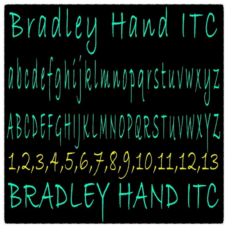 KEEN no. Thirty Seven_ photoshop font style _ bradley hand ITC ...