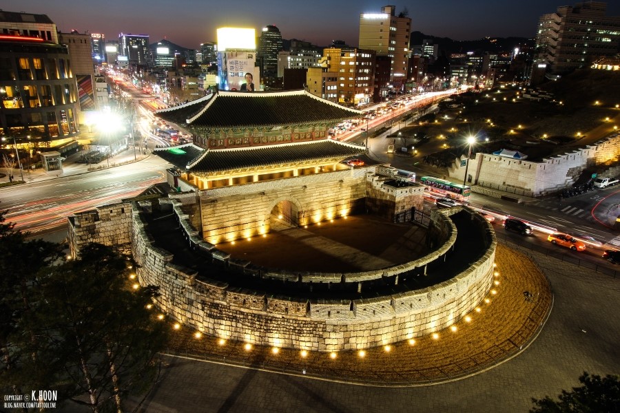 동대문 흥인지문 야경 서울야경타임랩스 네이버 블로그