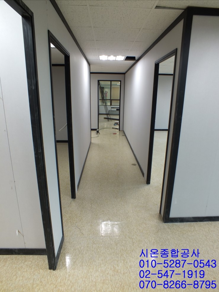 사무실 칸막이 파티션 공사 시공 견적 유리 스터드 업체 가격 : 네이버 블로그