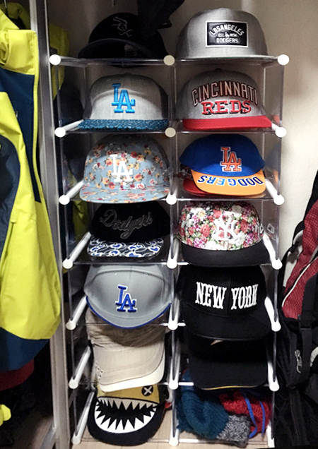 [모자정리법]옷장옆 남는 공간이 모자정리대로 알차게 활용되네요 : 네이버 블로그