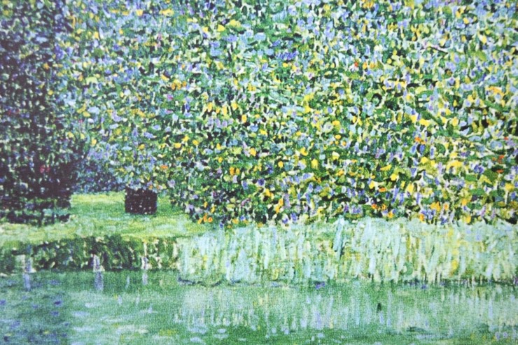 아트다이너 거실인테리어그림 명화액자 클림트 아테제 호수 캄머성의 연못 네이버 블로그