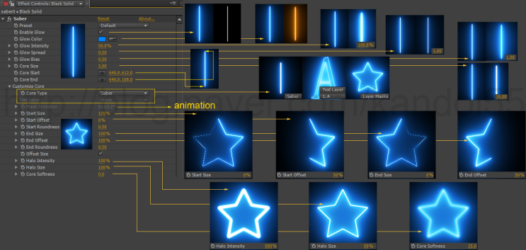 Video Copilot : Saber [After Effects plug in] : 네이버 블로그