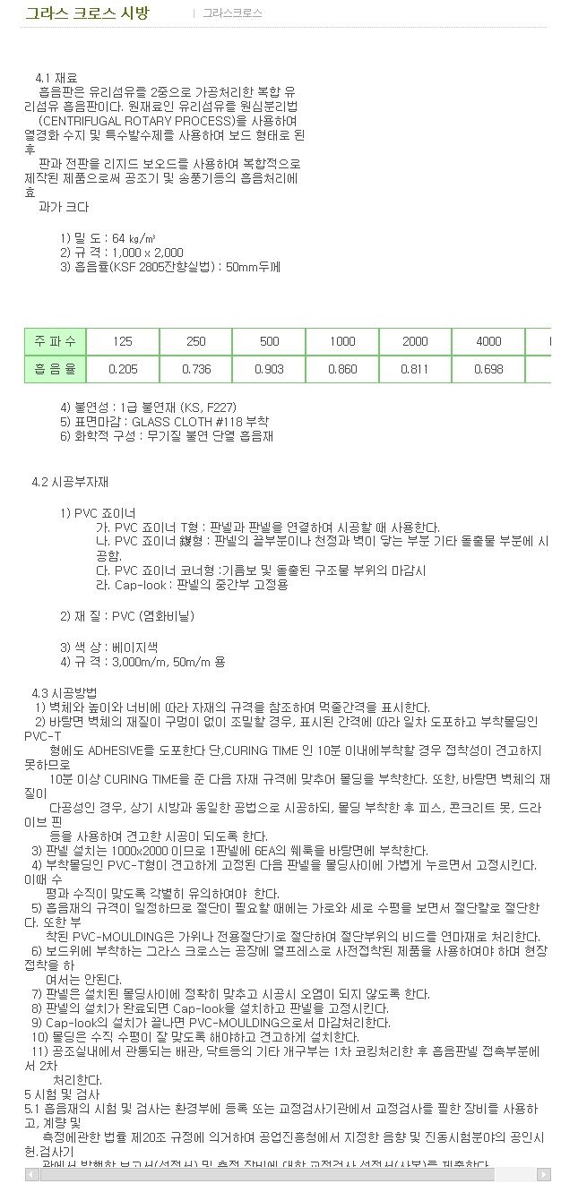 그라스크로스 보온흡음 단열재 백색 회색 흑색 Pvf자외선차단 방습내열필름 베파베리야 네이버 블로그
