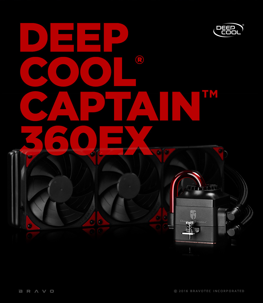 브라보텍, 360mm 일체형 수랭 쿨러 DEEPCOOL CAPTAIN 360EX 출시 : 네이버 블로그
