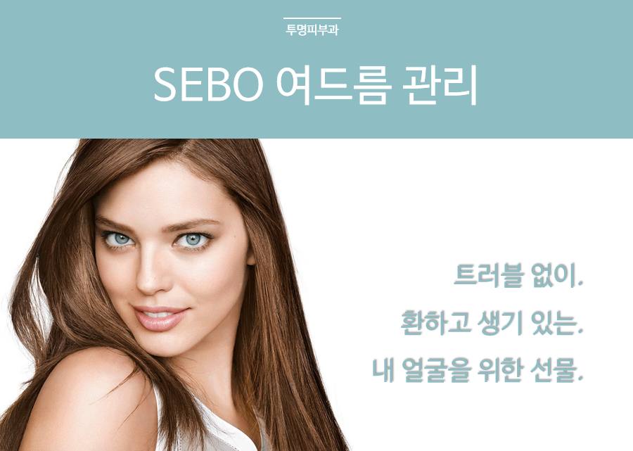 역삼역 피부과 투명피부과 Sebo 여드름 관리 트러블 없이 환하고 생기 있는 내 얼굴을 위한 선물♥ 네이버 블로그
