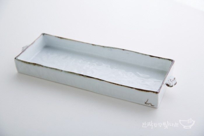 반짝반짝빛나는 핸드메이드도자기접시 사각나눔접시 반찬나눔접시 물고기칸접시 네이버 블로그