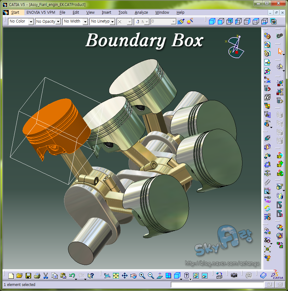 카티아(Catia) 옵션 Tip - Manipulation Bounding Box : 네이버 블로그
