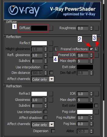 [3ds Max] 투명한 유리에 반사까지 Reflection, Refraction : 네이버 블로그