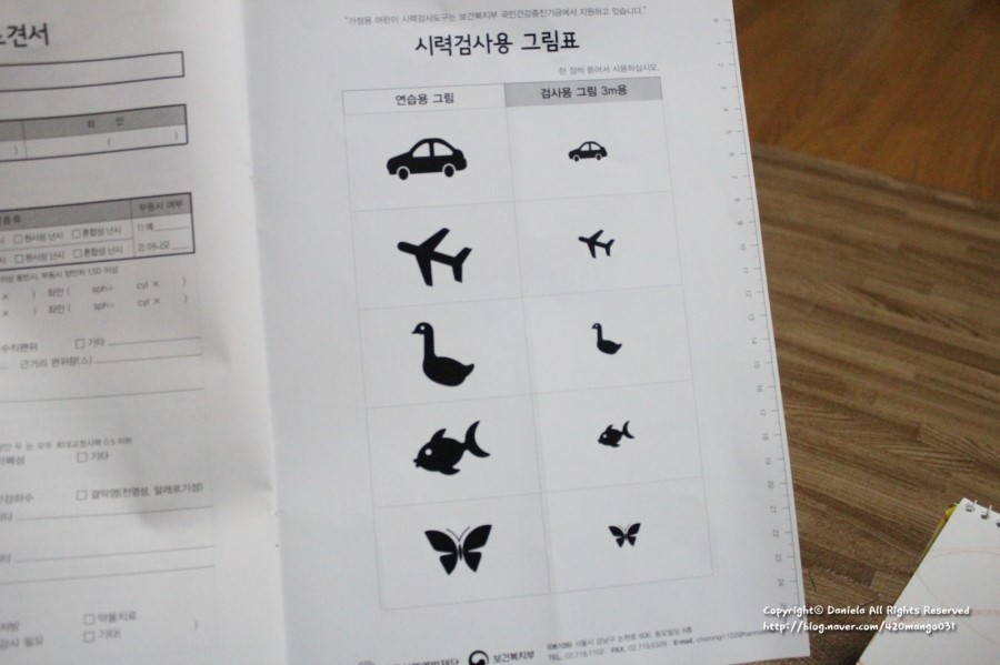 아이 시력검사 집에서 하기 네이버 블로그