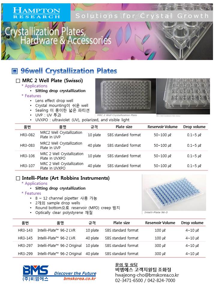 96well Crystallization Plate - MRC2 / Intelli-Plate : 네이버 블로그
