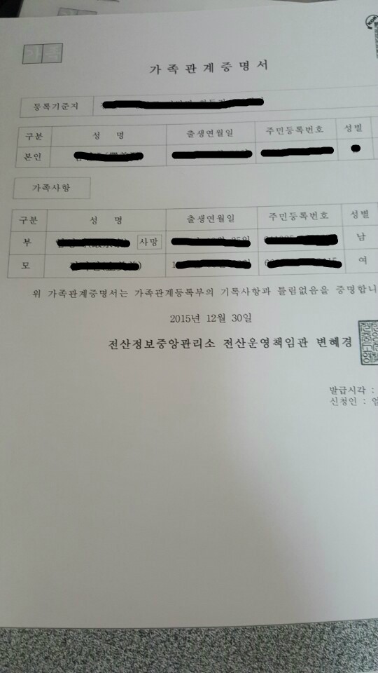 사망확인서 발급받기 네이버 블로그