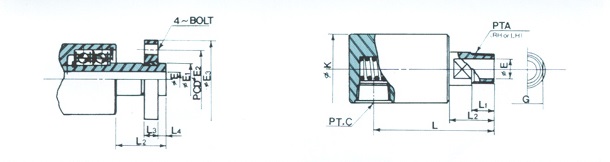 워터 로터리조인트rotary Joint로타리조인트 구조와 도면 설치방법 및 규격 사양정보입니다 네이버 블로그