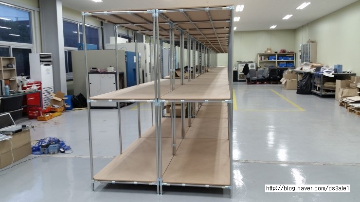 작업대 작업테이블슬라이드랙물류랙선반코팅파이프서스파이프물류대차운반대차생산라인창고랙메탈조인트플라콘랙파이프랙 네이버 블로그