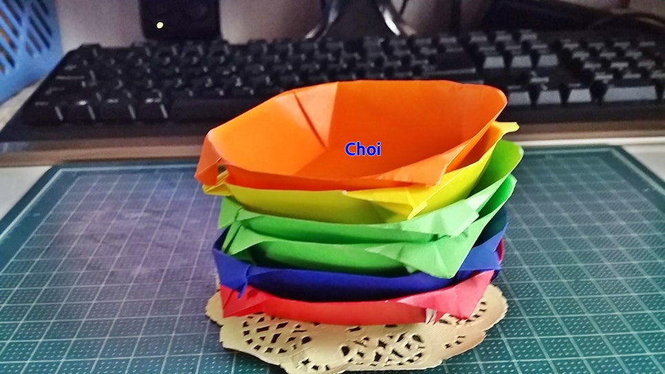 종이접기 그릇접기바구니접기쟁반접기 네이버 블로그