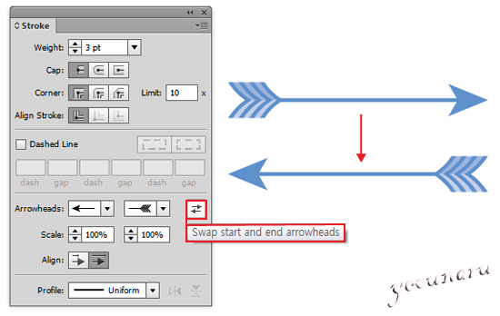 일러스트레이터 스트로크 Stroke 패널 사용설정하기 점선 만들기 새 Profile 만들기 등록하기 위드 툴width Tool로 선 폭두께 조절하기