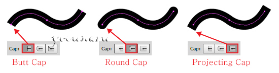 일러스트레이터 스트로크 Stroke 패널 사용설정하기 점선 만들기 새 Profile 만들기 등록하기 위드 툴width Tool로 선 폭두께 조절하기