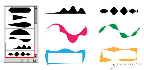 일러스트레이터 스트로크 Stroke 패널 사용설정하기 점선 만들기 새 Profile 만들기 등록하기 위드 툴width Tool로 선 폭두께 조절하기