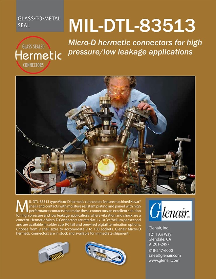 [Glenair] Micro-D Hermetic Connectors : 네이버 블로그