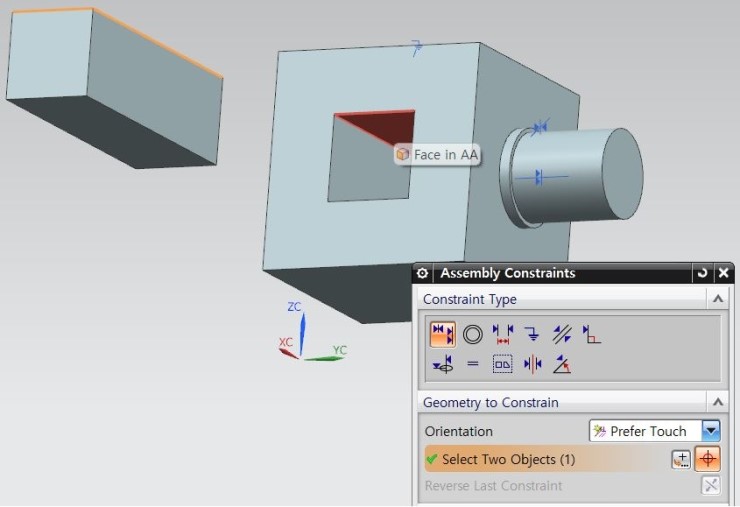 [UG-NX] Assembly (어셈블리) # 2 (Fix & Distance) : 네이버 블로그