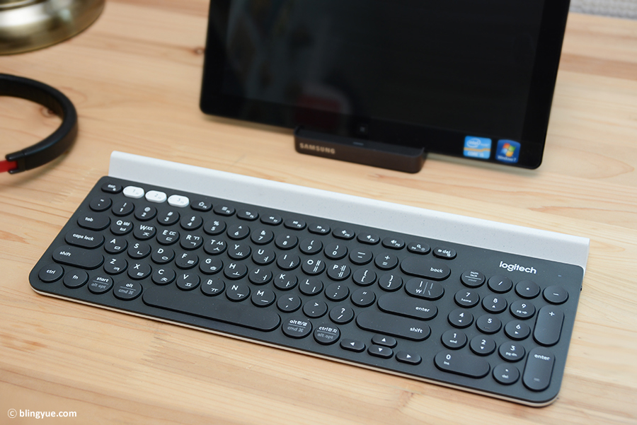 로지텍 무선키보드 이지스위치 연결방법! 로지텍 K780 : 네이버 블로그