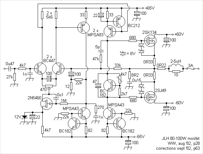 Class "A" JLH2003 40W 앰프 만들기 : 네이버 블로그