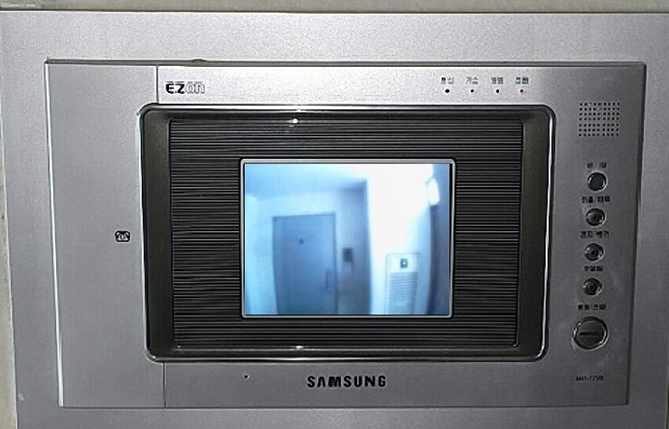 SHT-7250 삼성 이지온 비디오폰 인터폰 월패드 홈네트워크 홈오토 작동되지 않는 고장 수리 : 네이버 블로그