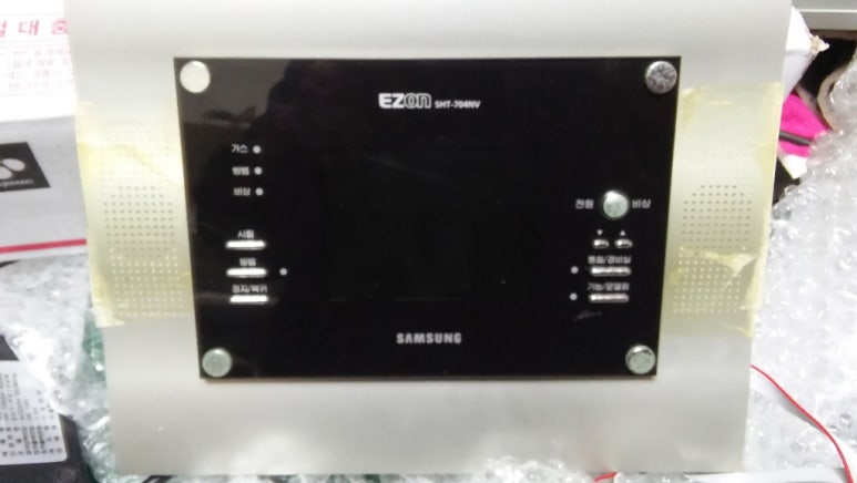 [인터폰 수리] 삼성 이지온(EZON) SHT-704NV 홈오토메이션 비디오폰 월패드 비상벨이 계속 울리는 고장 수리 : 네이버 블로그