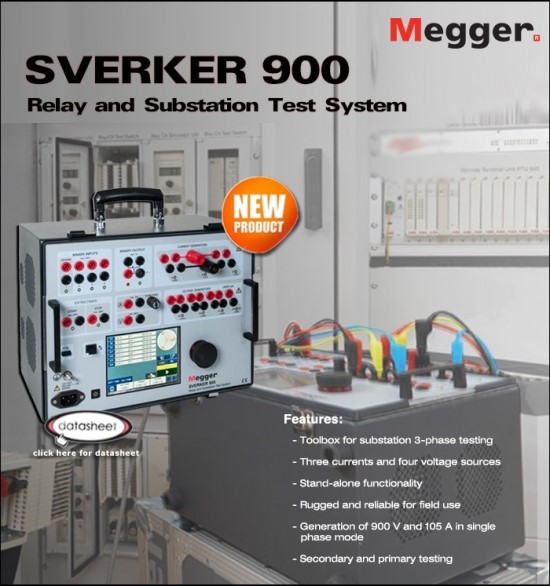 3상 보호 계전기시험기 "megger SVERKER 900" : 네이버 블로그
