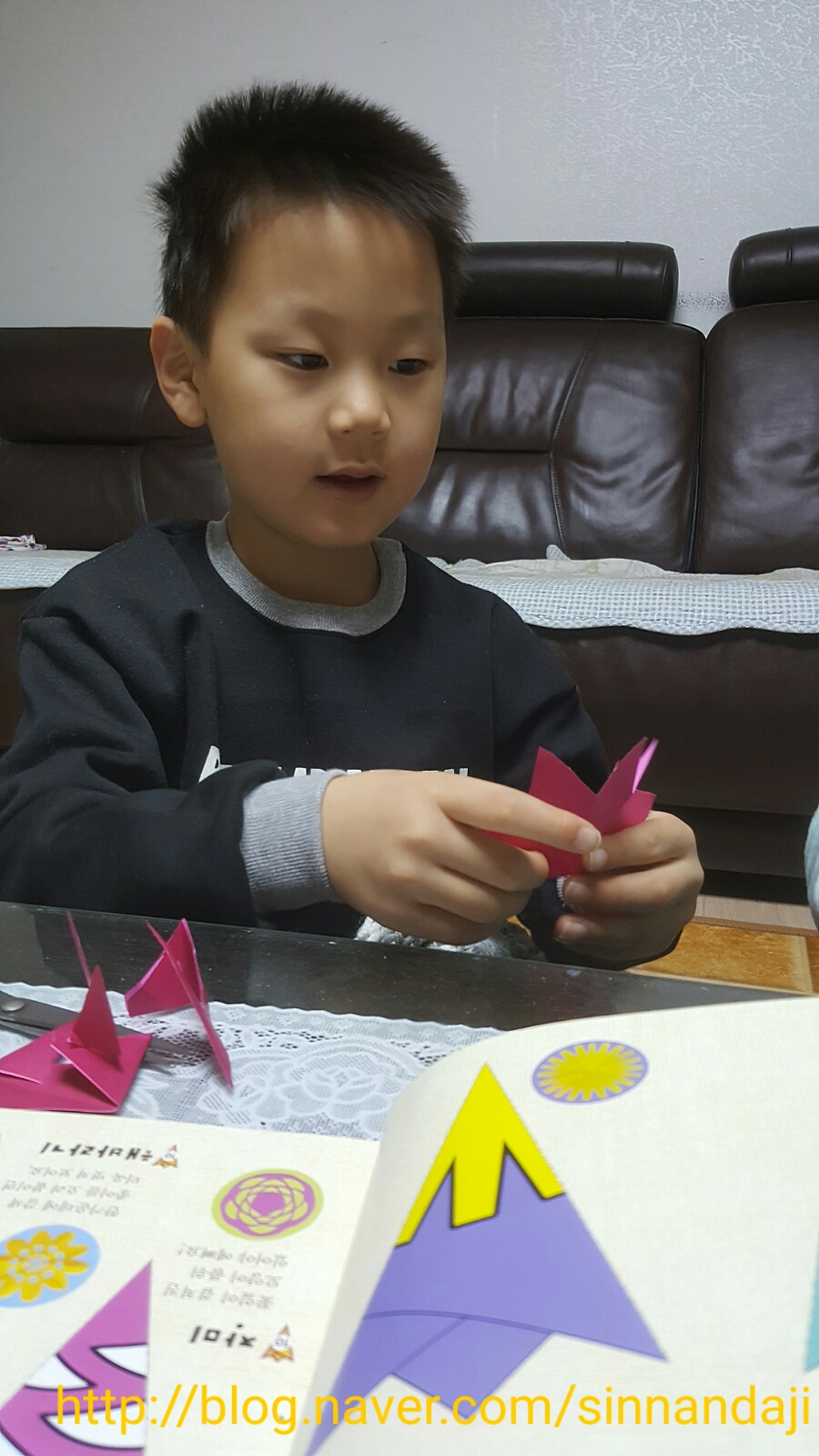 오려서 펼치면 깜짝! 신기한 종이 오리기 100개 / 첫 시간 꽃 튤립 클로버 벚꽃 민들레 ~~ : 네이버 블로그