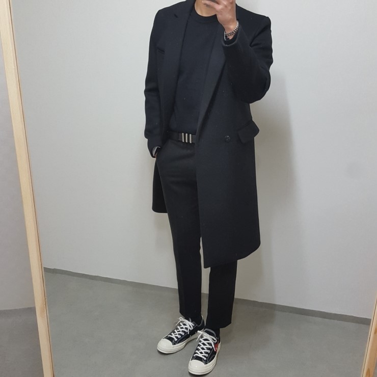 남자 셀린느st 히든코트슬랙스꼼데가르송 척테일러 컨버스 유뱅의 데일리룩 블로그 네이버 블로그