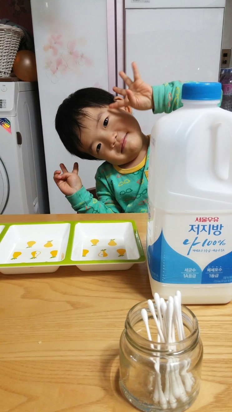 과학놀이 계면활성제주방세제를 이용한 우유 그림 네이버 블로그