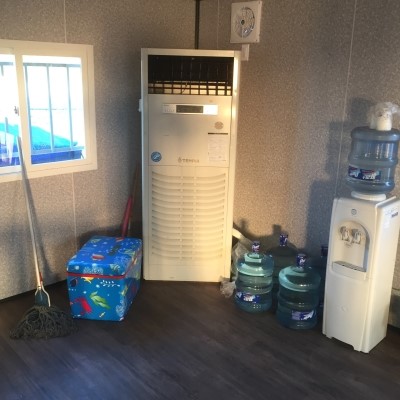 울산 울주군 온산읍 덕신리 건설현장 냉난방기 40평 2대 설치 건 마무리 : 네이버 블로그