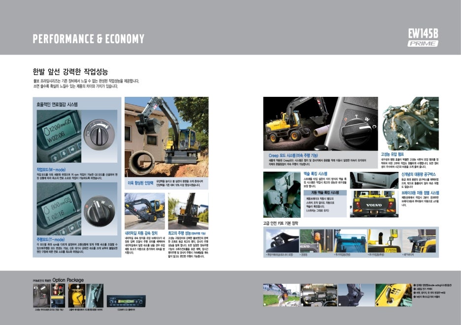 [볼보휠굴삭기] EW145B PRIME 제원 카탈로그 : 네이버 블로그