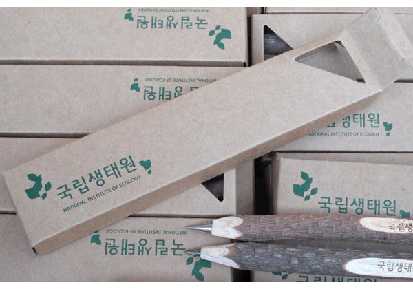 국립생태원 작은가지 친환경문구제작필기구세트제작나무연필제작나무볼펜제작연필인쇄볼펜인쇄친환경필기구인쇄친환경문구인쇄
