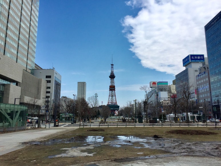 홋카이도 삿포로 여행 삿포로 오오도리공원and삿포로 Tv탑테레비탑 전망대센트럴파크 삿포로 버전 札幌 大通公園andさっぽろテレビ