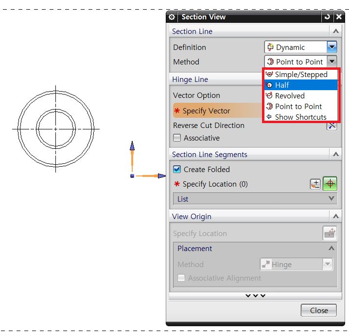 [UG-NX] Drafting # 9 Half Section View (반단면도) : 네이버 블로그