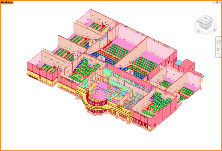 레빗(revit) - 작업 공유 화면표시 모드(Worksharing display) : 네이버 블로그
