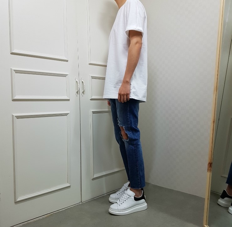 발렌시아가 남자 오버핏반팔 코디무파진알렉산더맥퀸 오버솔 스니커즈 유뱅의 데일리룩 블로그 네이버 블로그