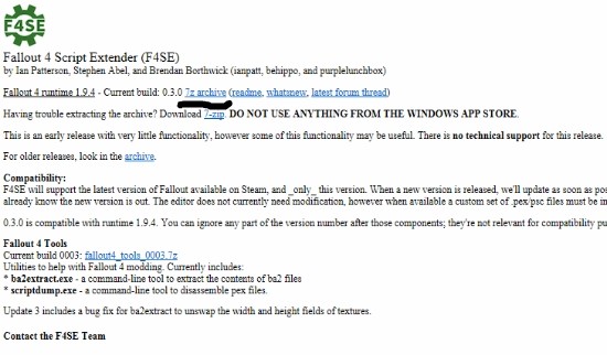 폴아웃4 F4SE Fallout 4 Script Extender 다운링크 및 설치방법 : 네이버 블로그
