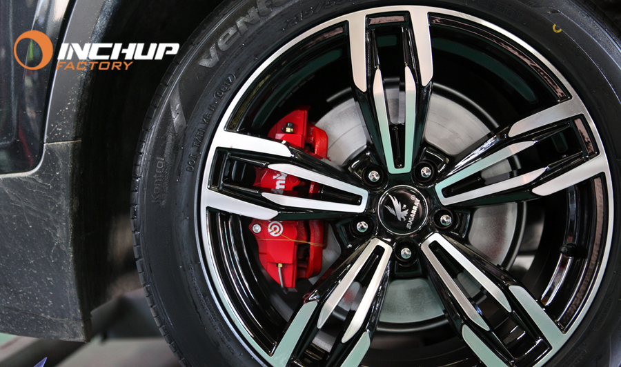 [쉐보레 트랙스휠 교체작업] 그란쿠페M6 PCD105 트랙스전용 17인치휠 작업후기,인치업팩토리 : 네이버 블로그