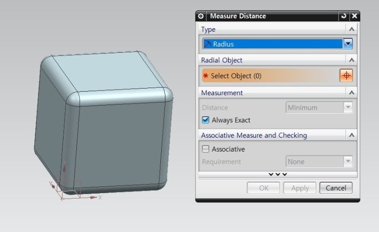 [UG-NX] Measure Distance (거리측정) : 네이버 블로그