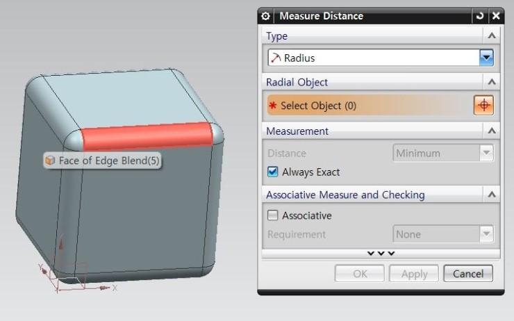 [UG-NX] Measure Distance (거리측정) : 네이버 블로그