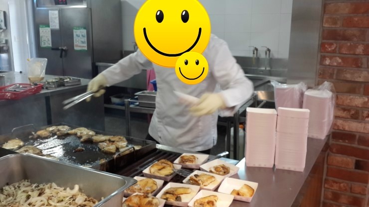 단체급식 특식메뉴 동인동매운돼지갈비찜 메로스테이크다른버전마늘한방수육안심스테이크세트 네이버 블로그