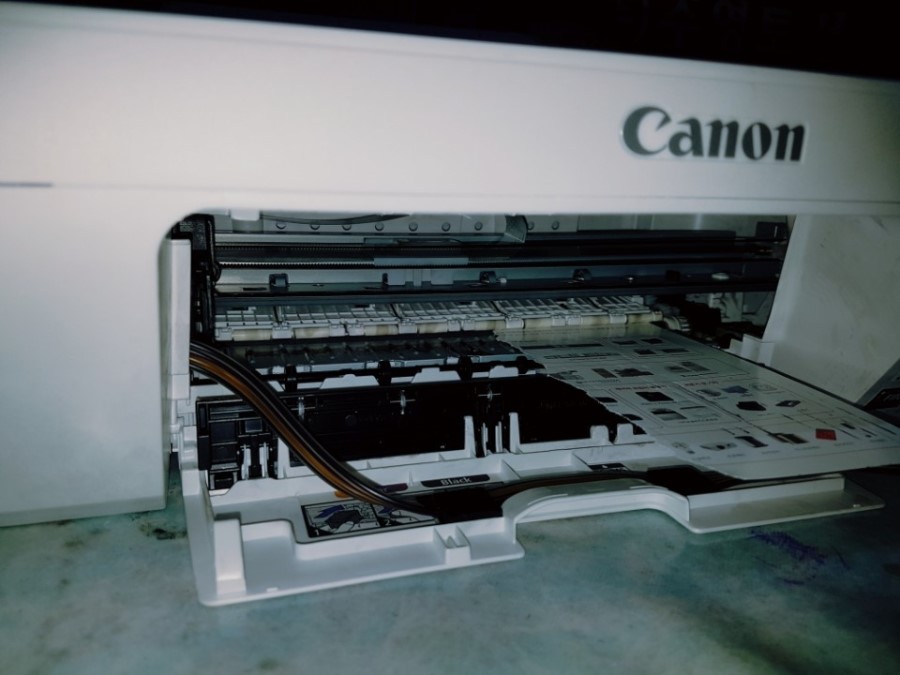 캐논MG2590 잉크젯프린터 용지걸림,용지가 안들어가요 프린터인쇄안되는 증상 : 네이버 블로그