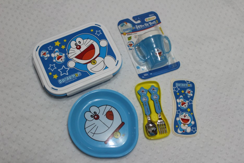 똑똑한 유아식기 에디슨 도라에몽 식기세트 : 네이버 블로그