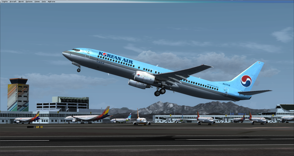 [FSX] PMDG737NGX by Korean Air HL7718 : 네이버 블로그